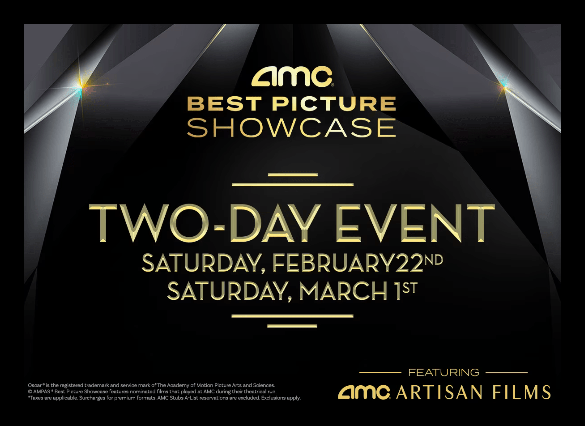 AMC Best Picture Showcase Marathon Features Oscar-Nominated Films